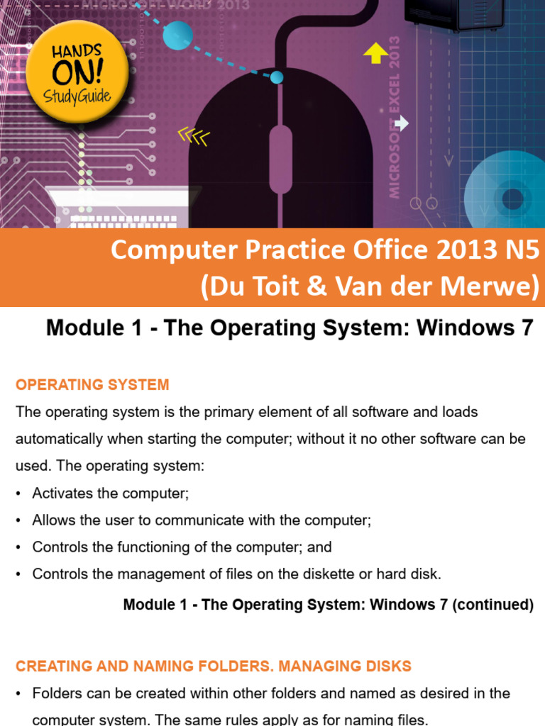 N5 Computer Guide Practice Du Toit | PDF | Computer File | Microsoft Word