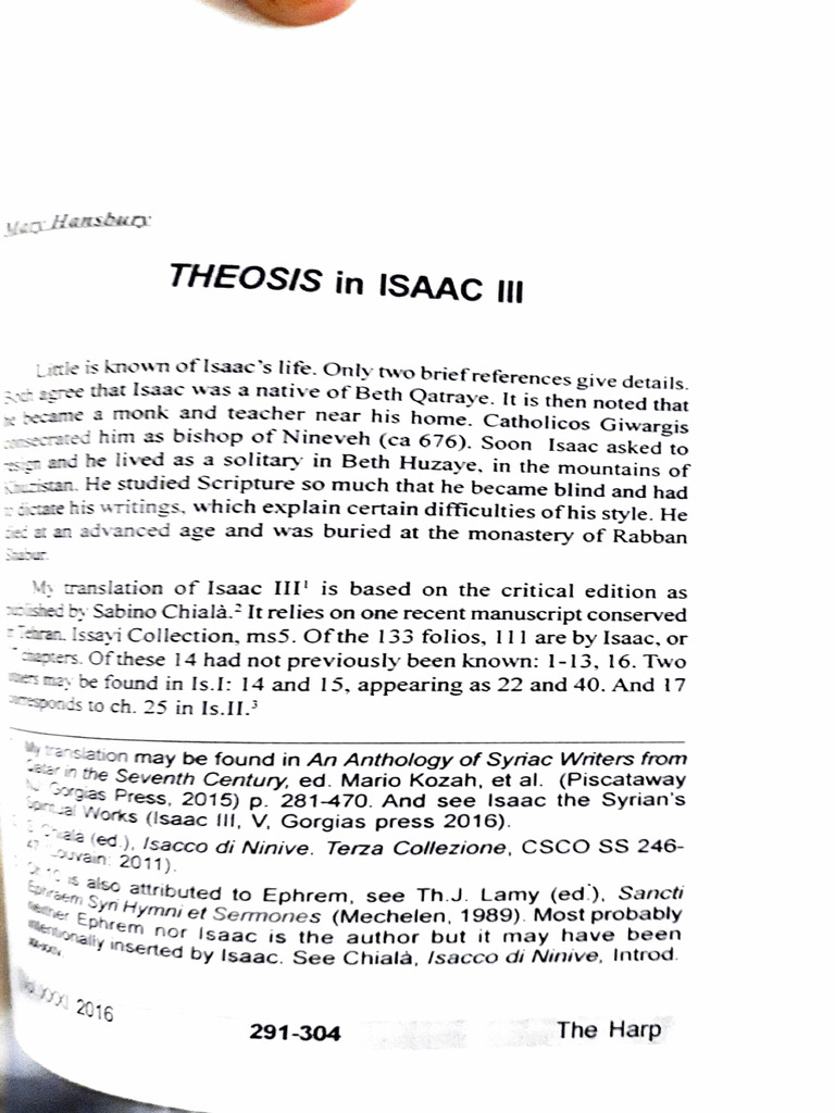 Theosis in Isaac Mary Hansbury | PDF | God | Mysticism