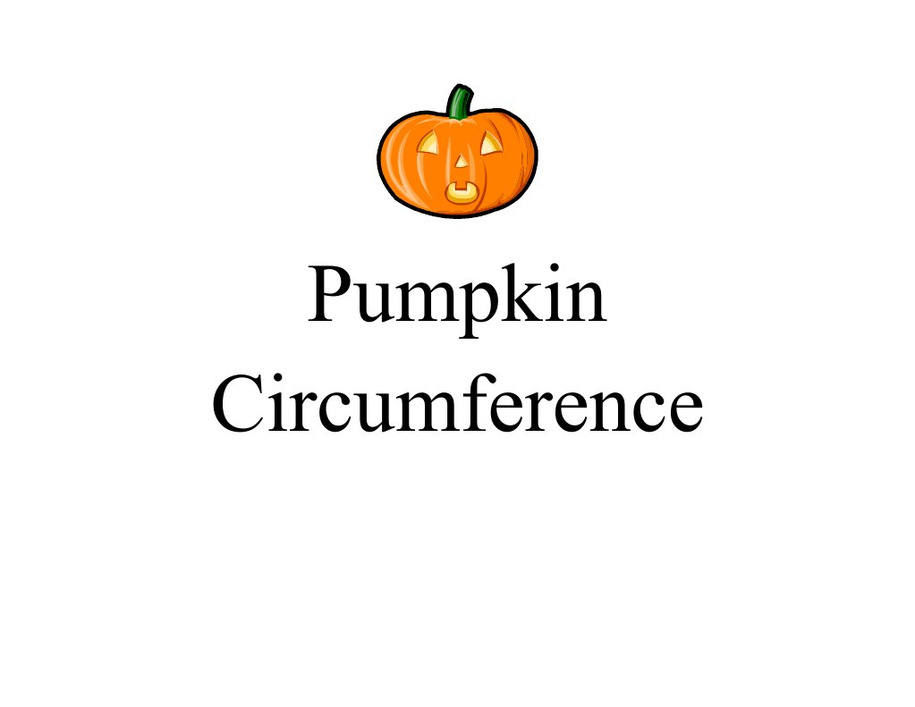 Pumpkin Circumference | PDF