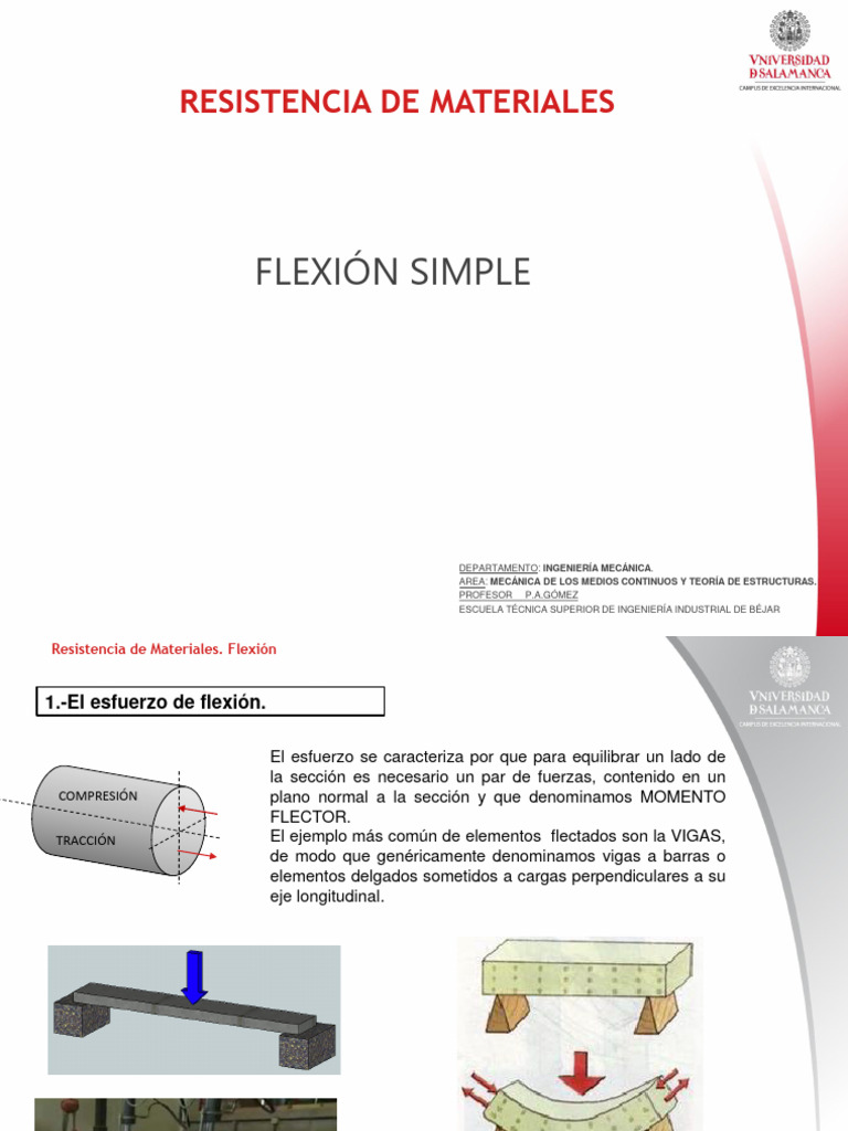CAPÍTULO 5.- FLEXIÓN SIMPLE | PDF | Viga (Estructura) | Resistencia de ...