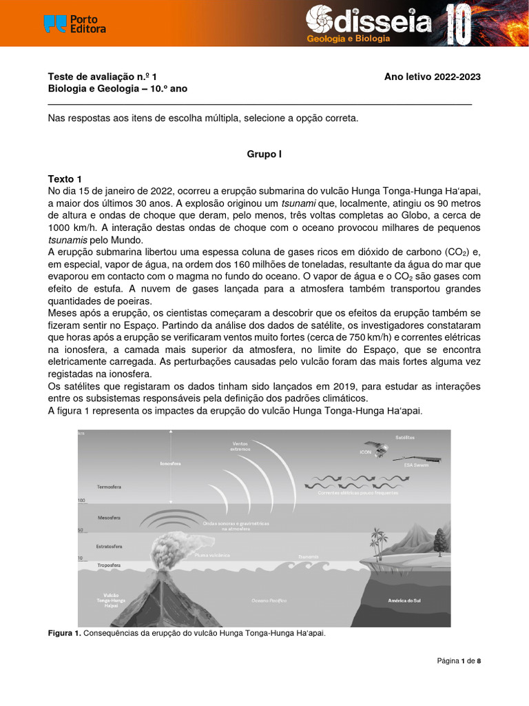 Odis10 Nl1 Teste Avaliacao 1 | PDF | Ciências e Matemática