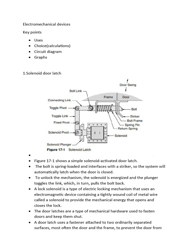 Electromechanical Devices | PDF | Elevator | Fuel Injection