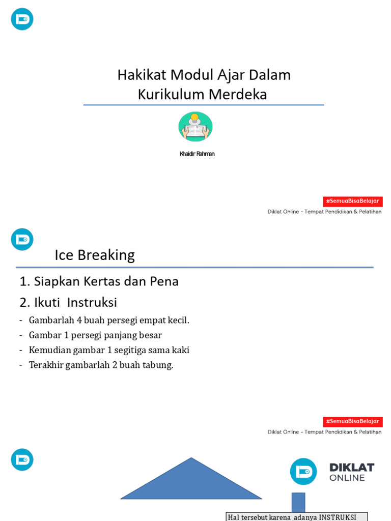 DAY 3 - Mengenal Lebih Jauh Hakikat Modul Ajar Dalam Kurikulum Merdeka Belajar | PDF | Karier ...