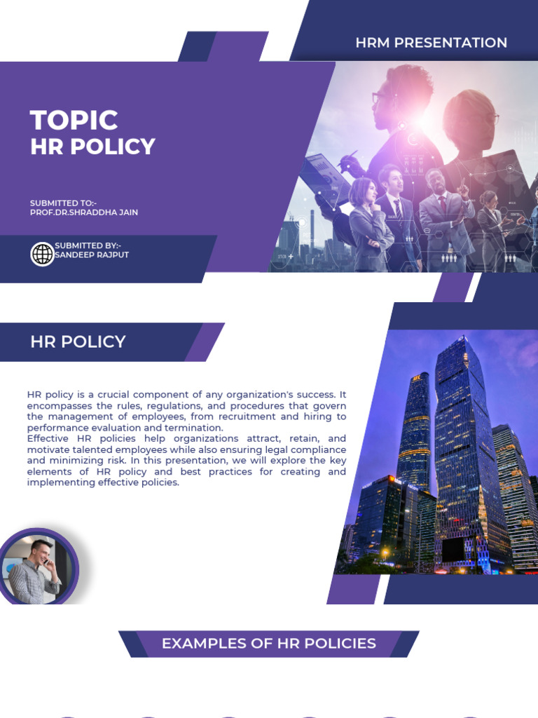 HR Policy | PDF