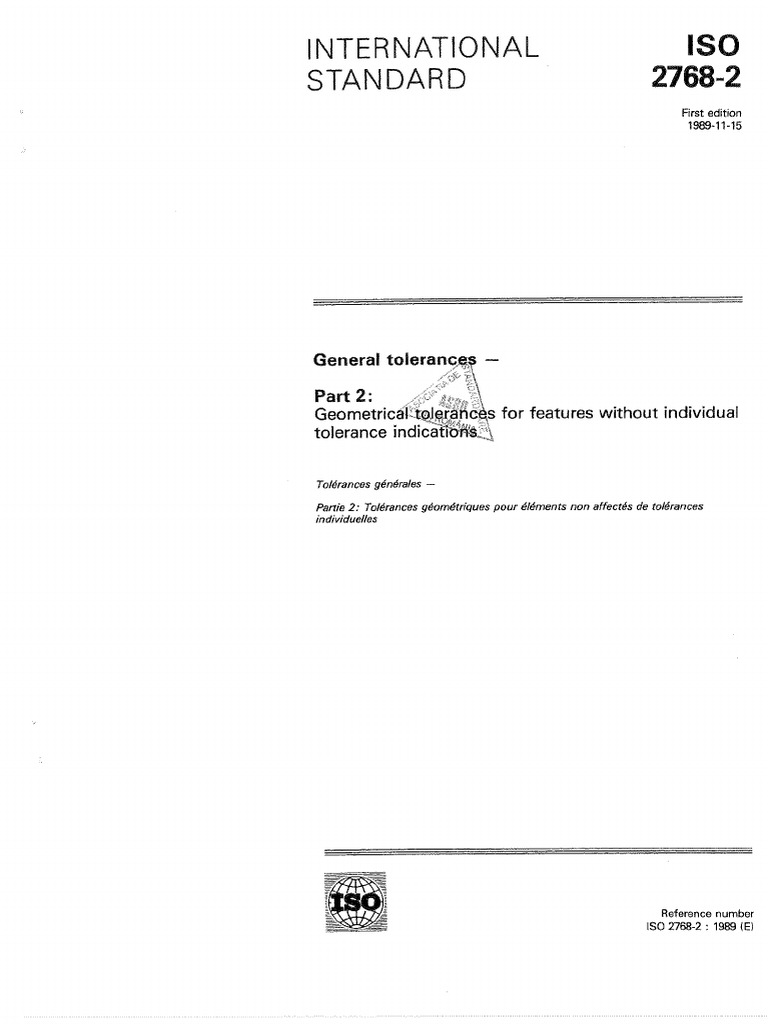 2768-2 1989 (Iso) | PDF