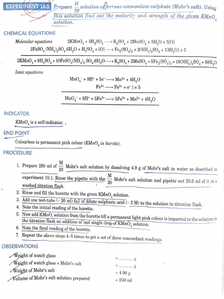 Experiment No.2 | PDF | Mole (Unit) | Titration