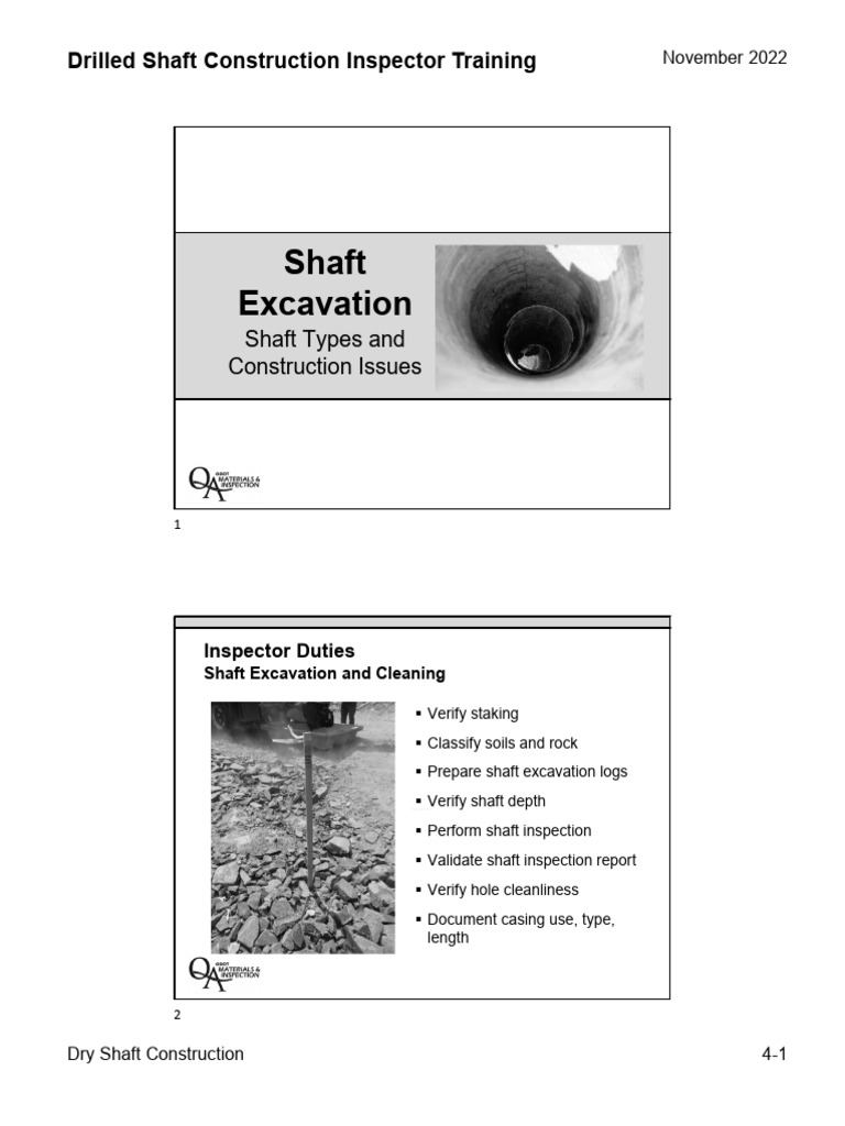 04 Drill Shaft | PDF