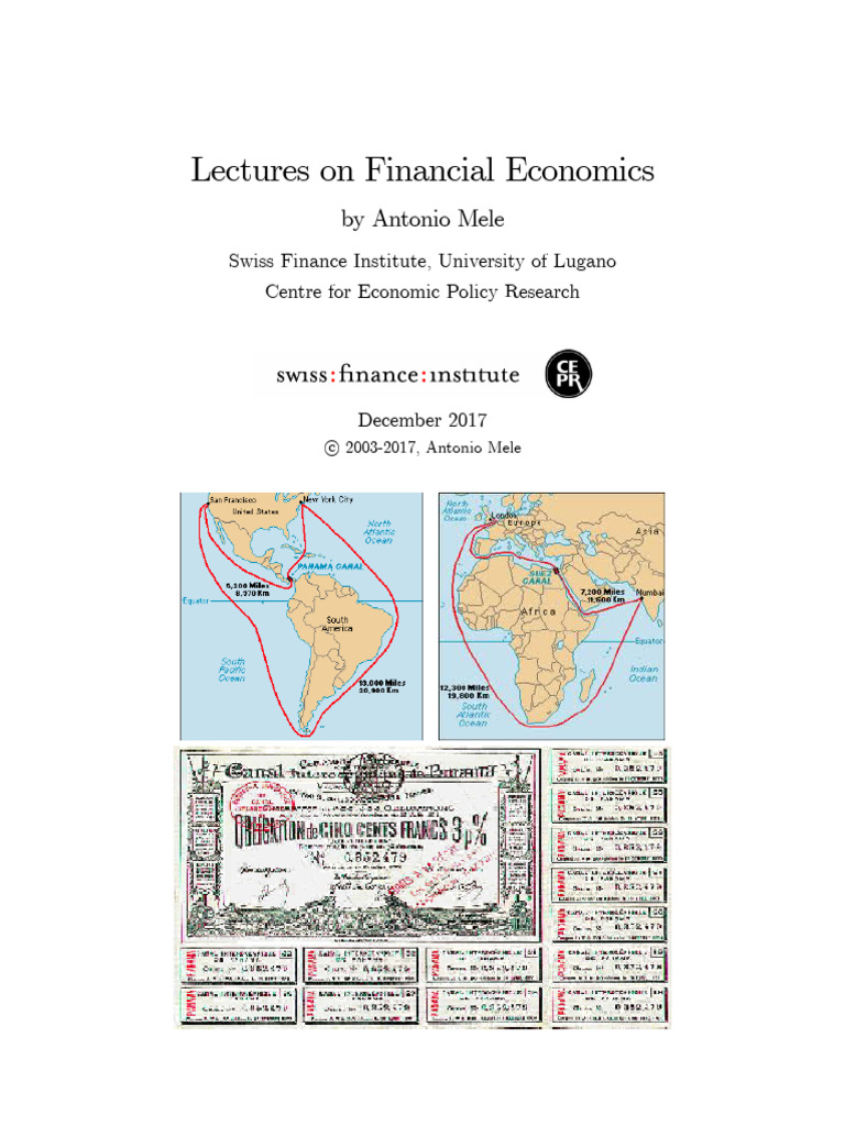 Lectures On Financial Economics (PDFDrive) | PDF | Capital Asset ...