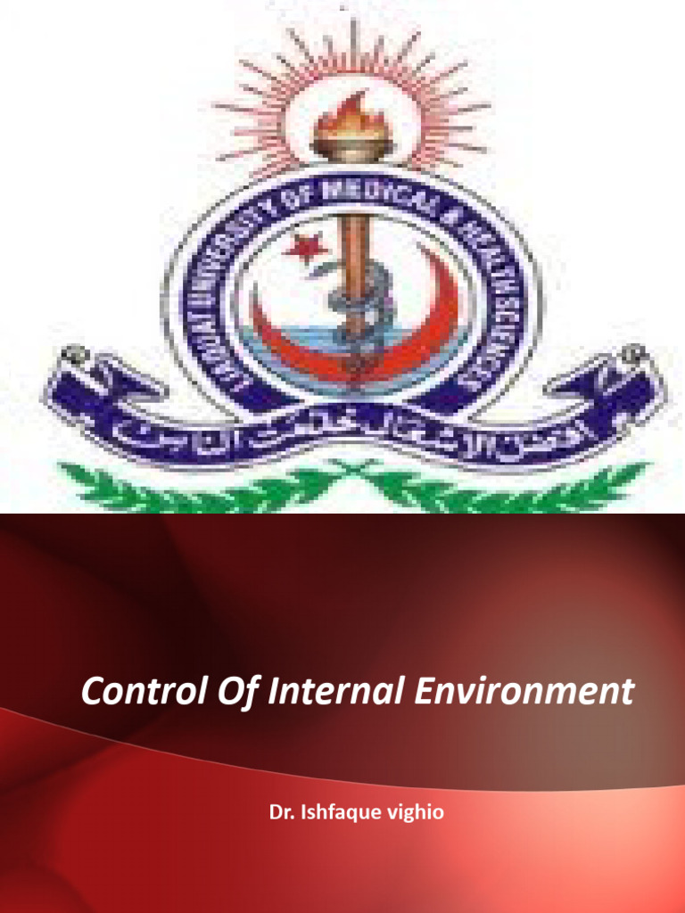 Control of Internal Environment | PDF | Homeostasis | Physiology