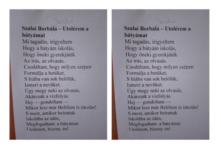 Ovis Ballagó Vers | PDF