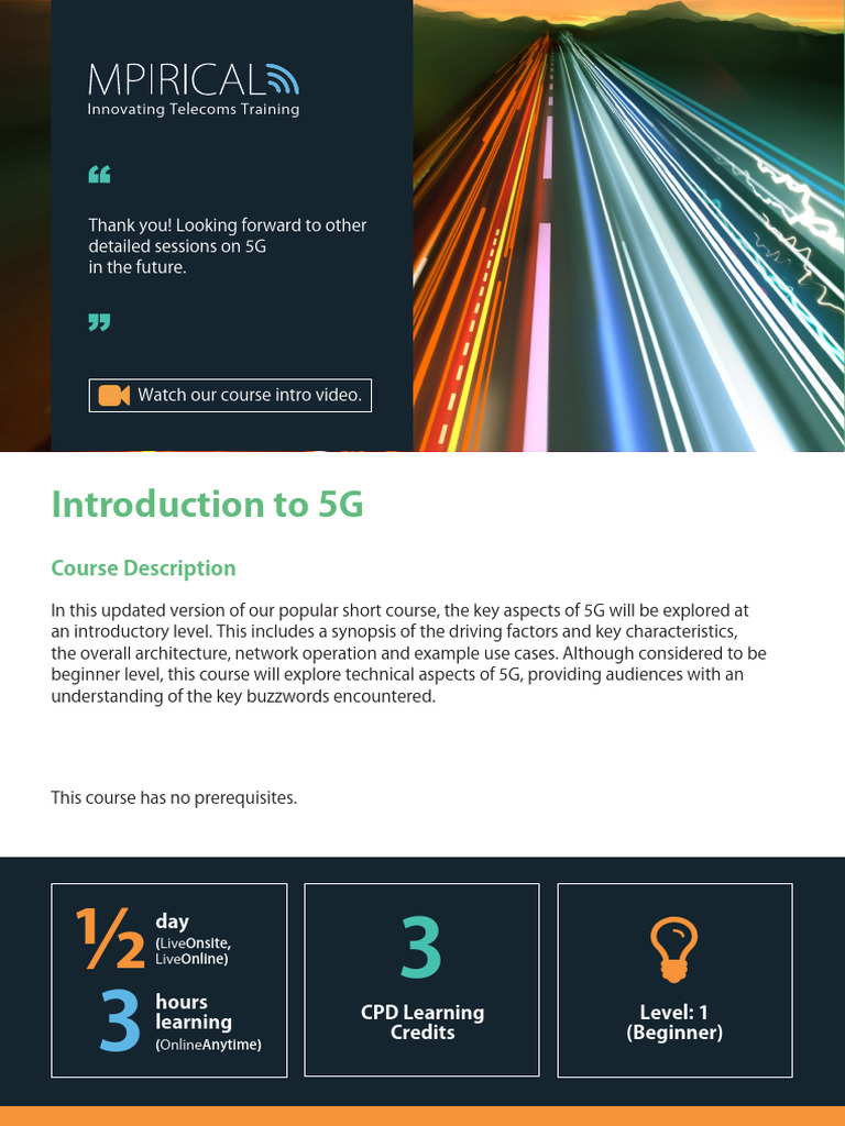 Introduction To 5G | PDF | Computer Science | Computing