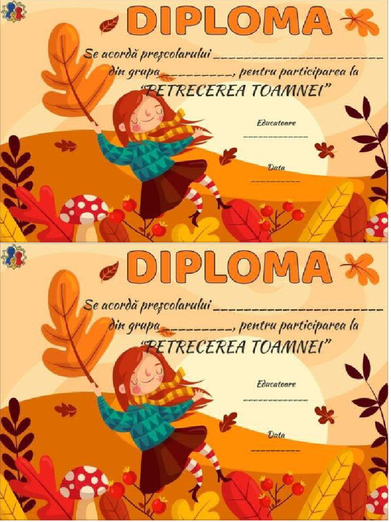 Diplome Toamna de Aur | PDF