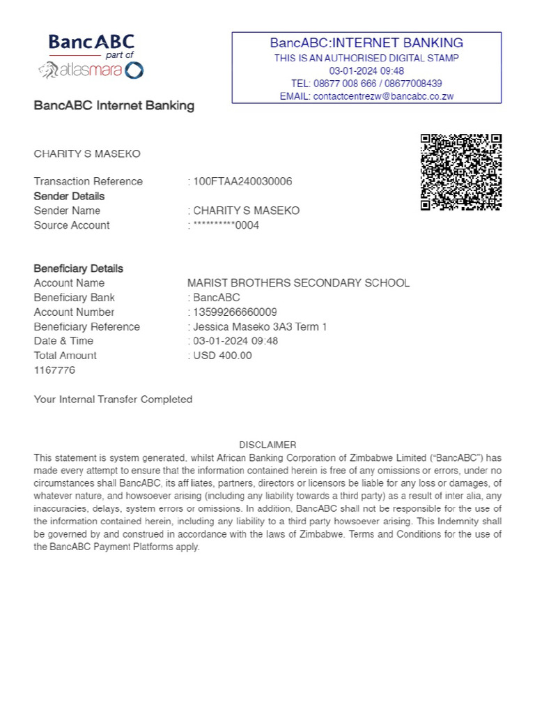 Jessica Maseko 3A3 Term 1 2024 | PDF