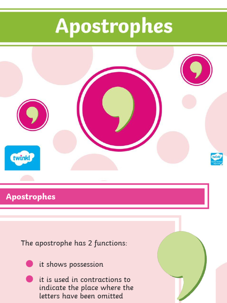 Roi Ar 1632436471 Apostrophes Powerpoint Ver 2 | PDF | Plural | Noun