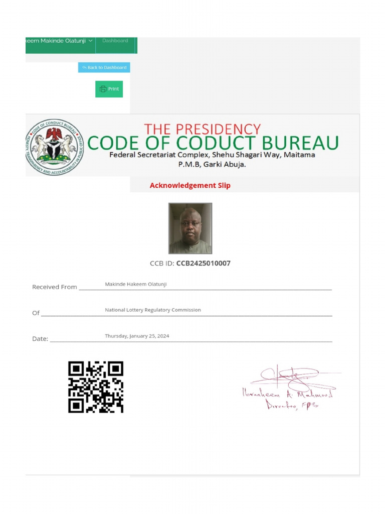Asset Declaration | PDF
