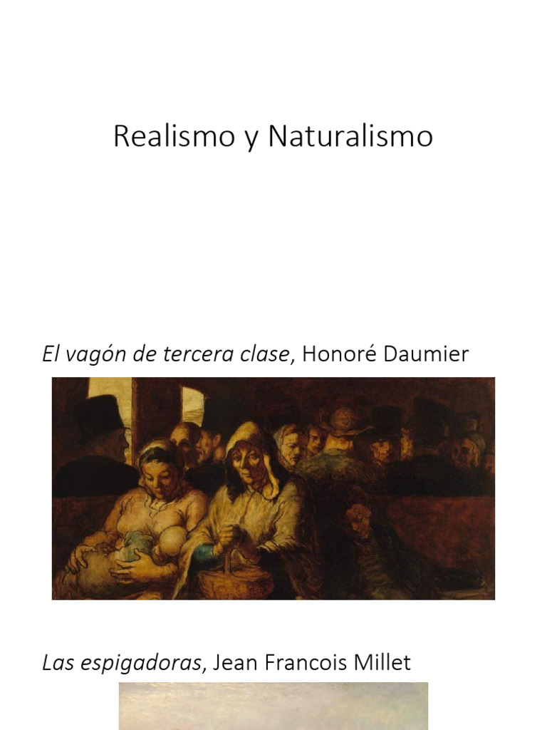 Realismo y Naturalismo | PDF | Realismo literario