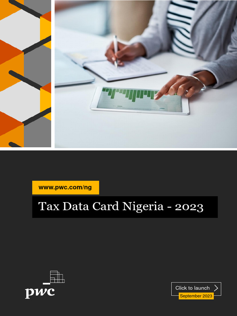PWC - 2023 Nigeria Tax Data Card 1 | PDF | Taxes | Dividend