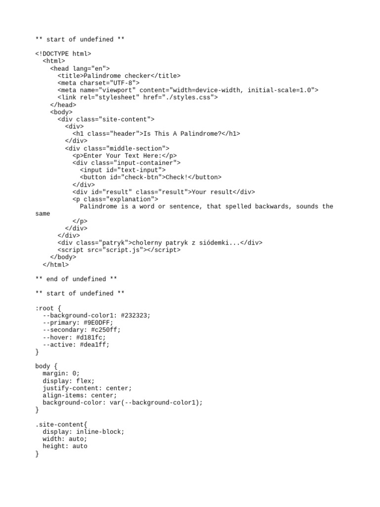 Build A Palindrome Checker | PDF | Communication Design | Encodings