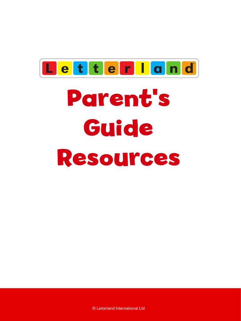 Letterland - Parents Guide Resources | PDF | Writing