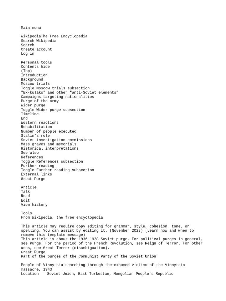 Great Purge | PDF | Joseph Stalin | Nkvd