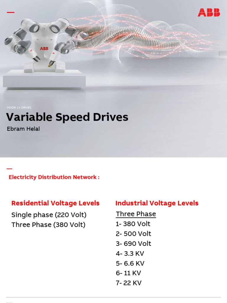 Variable Speed Drives | PDF