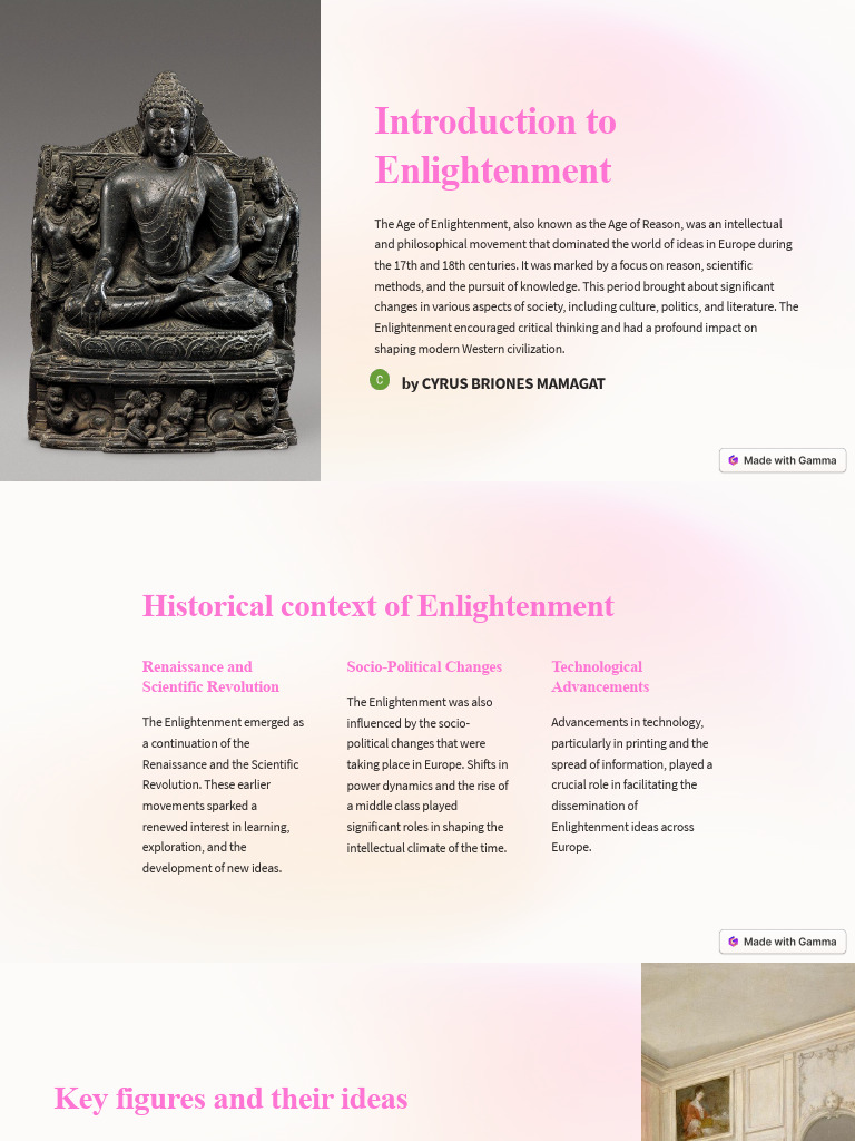 Introduction To Enlightenment | PDF | Age Of Enlightenment | Reason