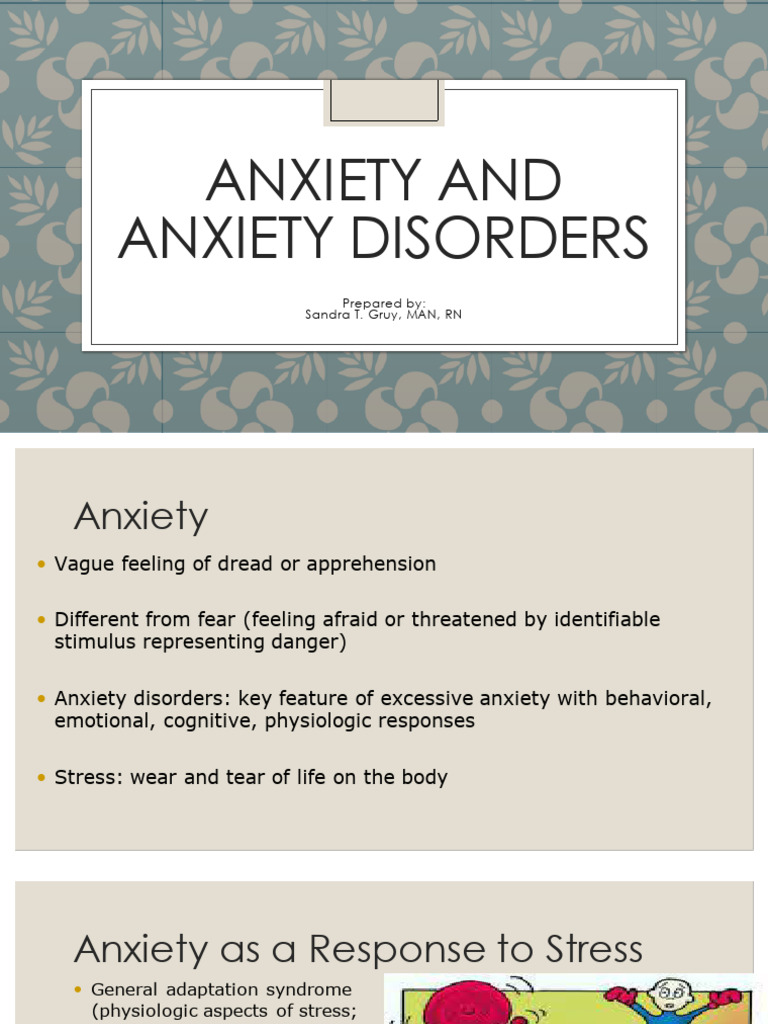 Anxiety and Anxiety Disorders | PDF | Anxiety Disorder | Phobia