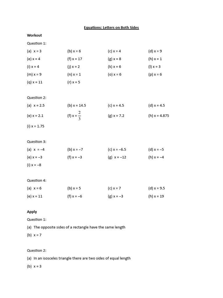 Algebra Practice Problems | PDF