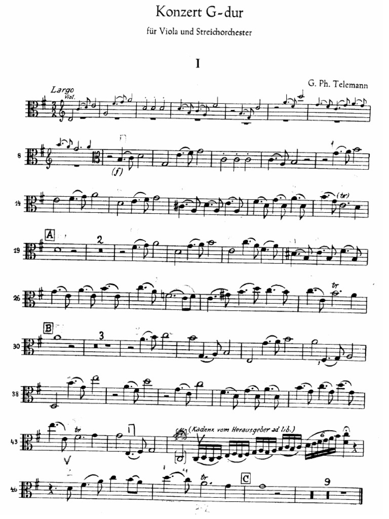 Telemann Concerto | PDF
