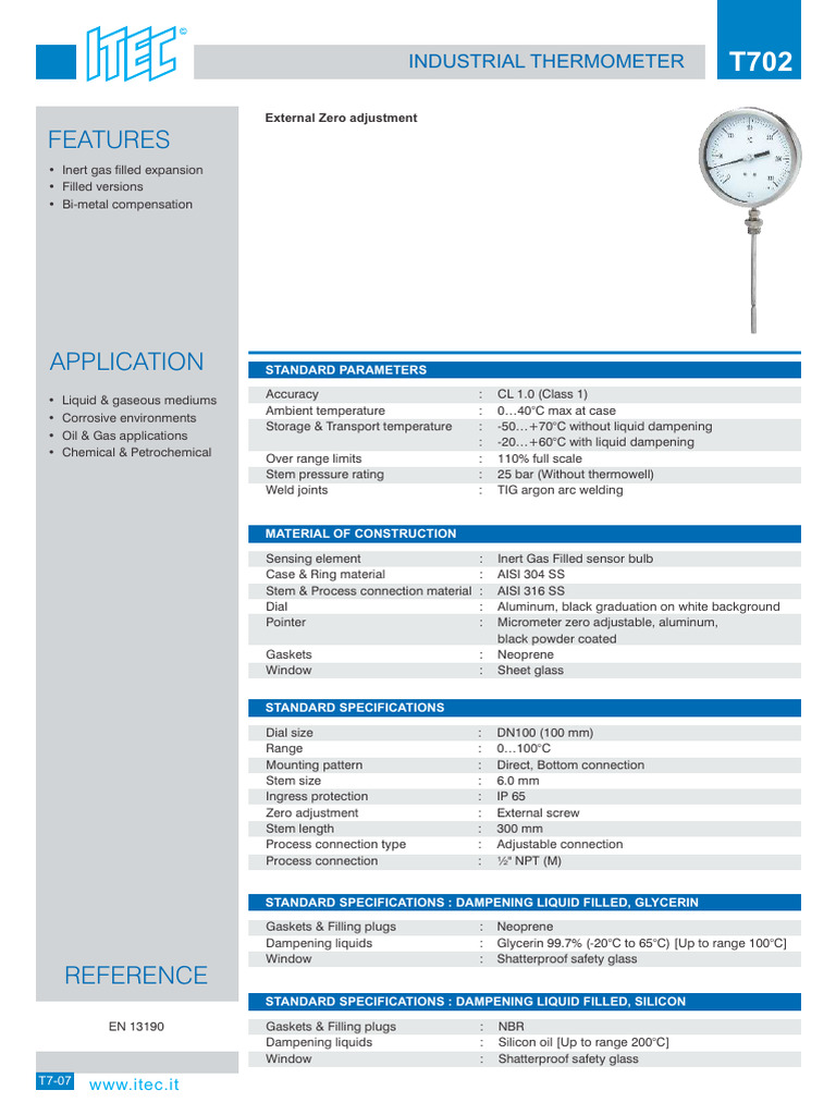 Thermometer | PDF | Welding | Construction