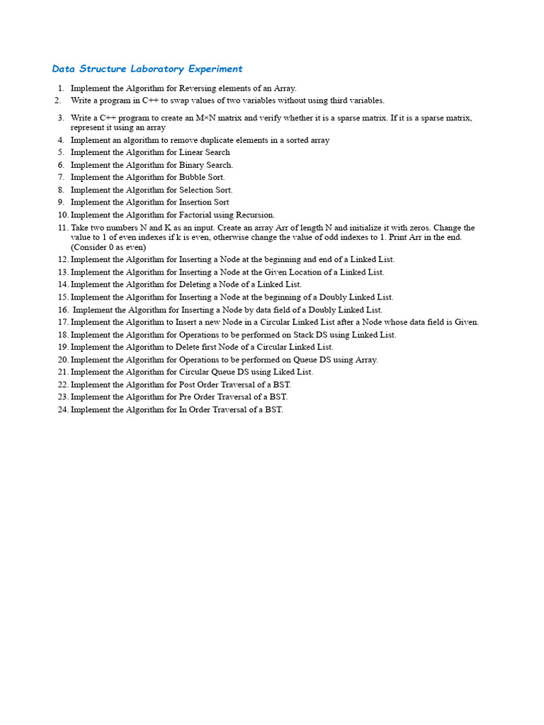 Data Structure and C-- Lab.docx | PDF | C++ | Constructor (Object Oriented Programming)