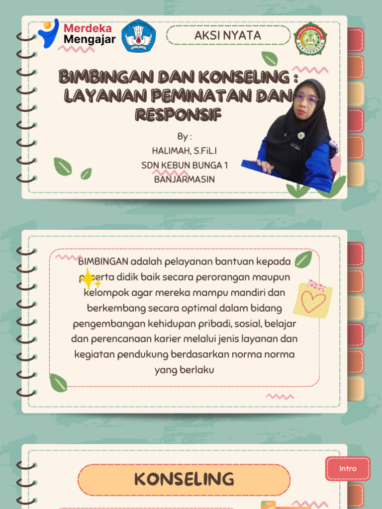 Aksi Nyata Layanan Responsif BK | PDF