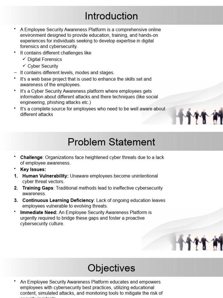 Employee Security Awareness Platform | Download Free PDF | Computer ...