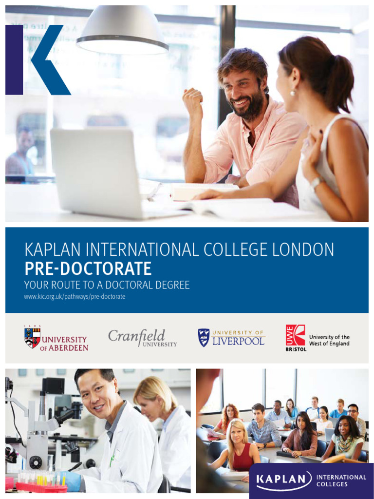 Kaplan Pathways Pre Doctorate Prospectus | Download Free PDF ...