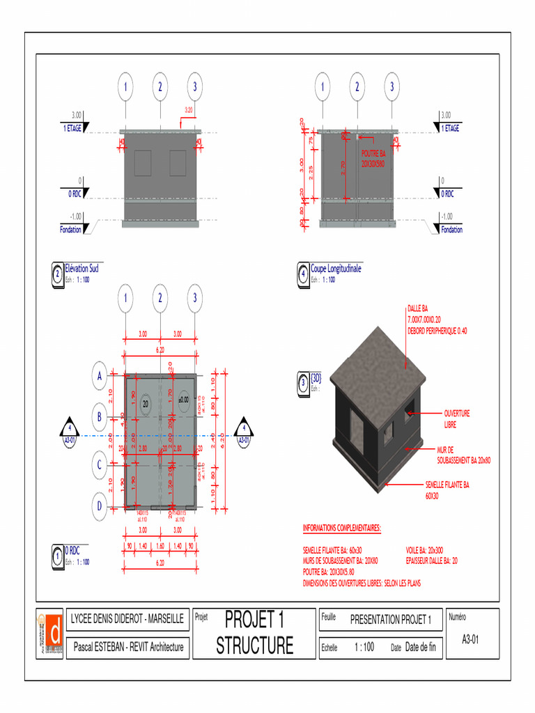 Projet 1 Structure | PDF