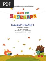 A2 Flyers Exam Practice Part 7 | PDF | Language Arts & Discipline