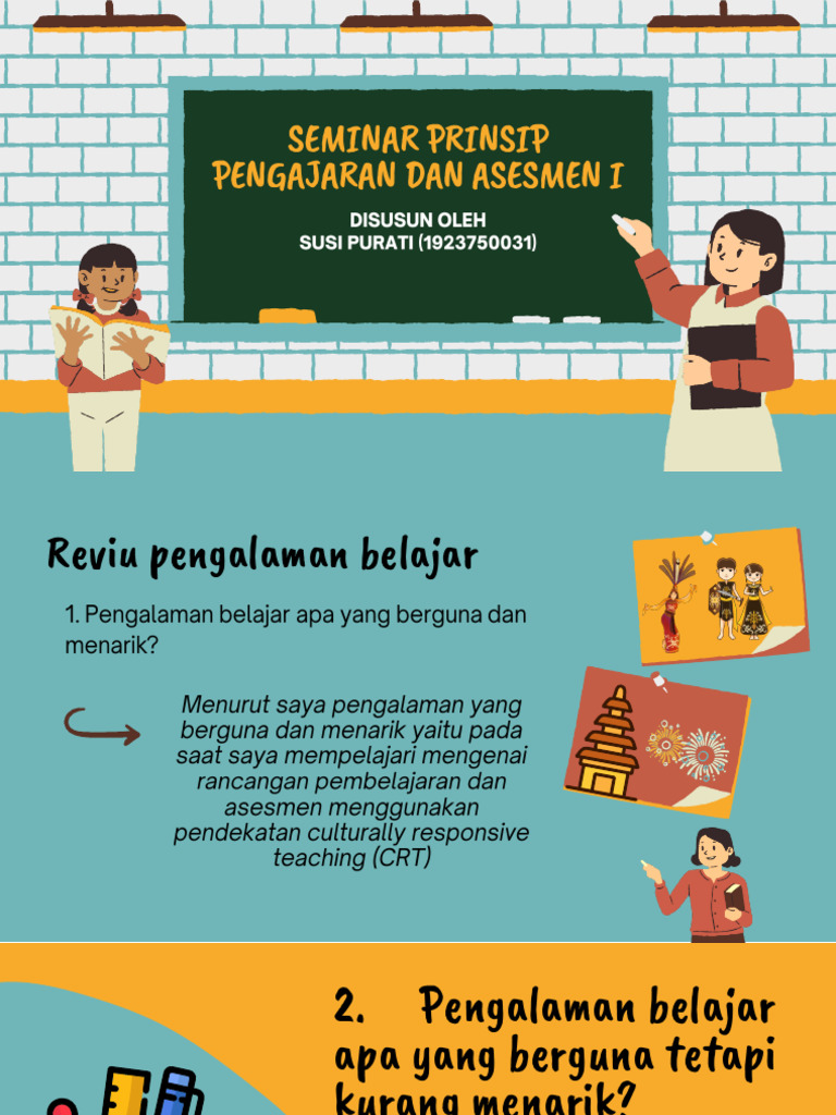 Prinsip Pengajaran dan Asesmen PAUD | PDF