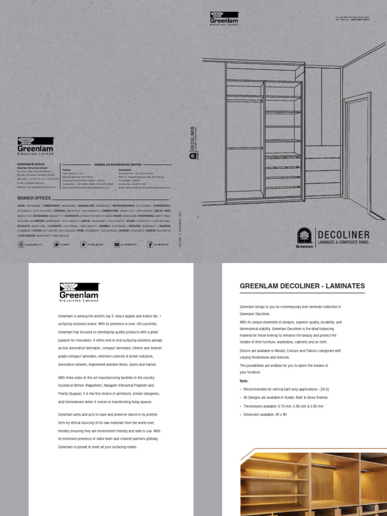Greenlam - Decoliner E Catalogue | PDF