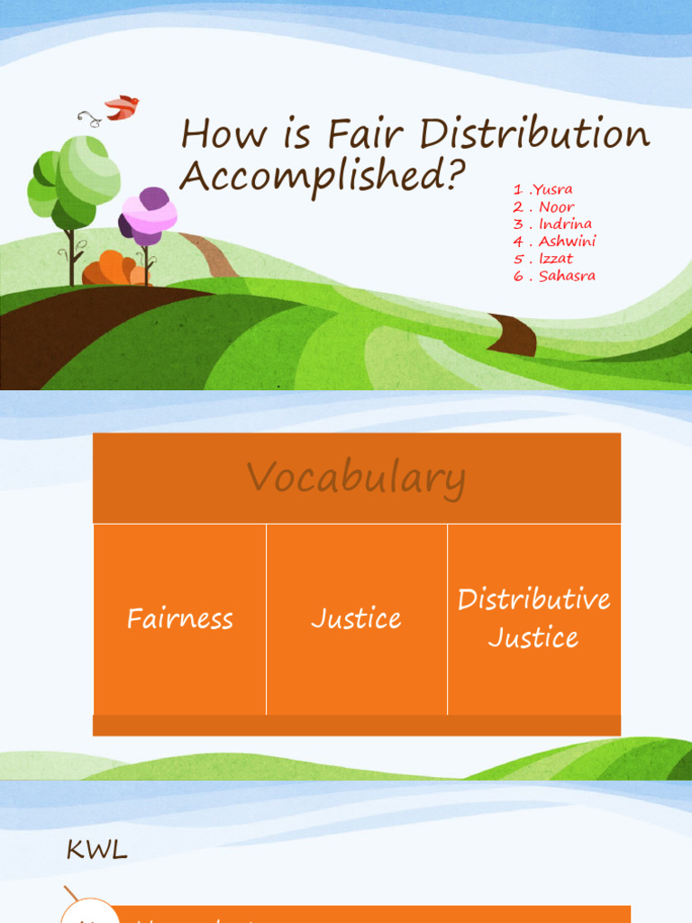 How Is Fair Distribution Accomplished | PDF