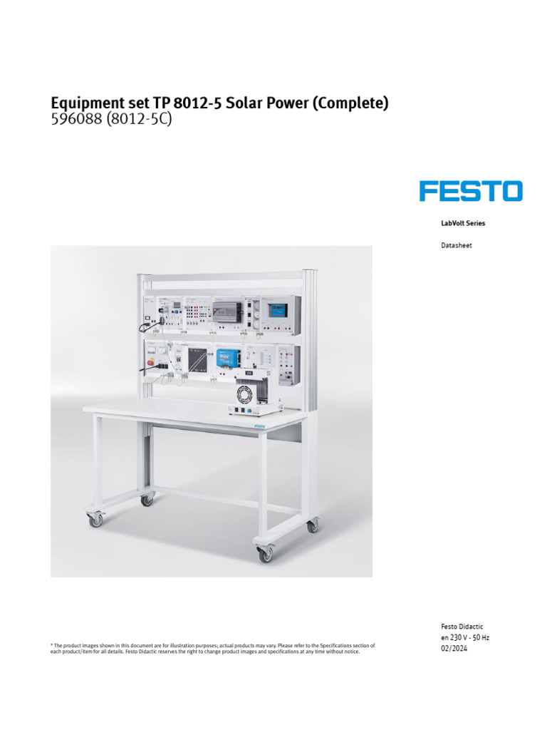 Datasheet 596088 (59-8012-5C) en 230V 50Hz | PDF | Solar Panel | Power Supply