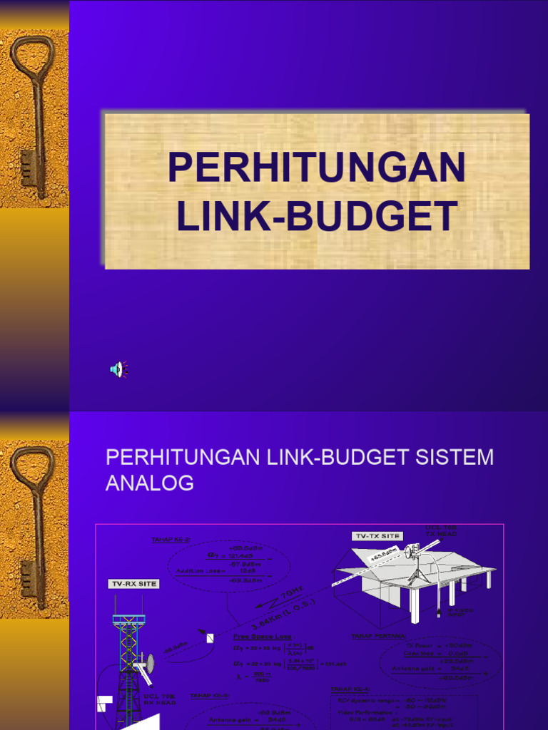 Perhitungan Link-Budget Sistem Analog | PDF