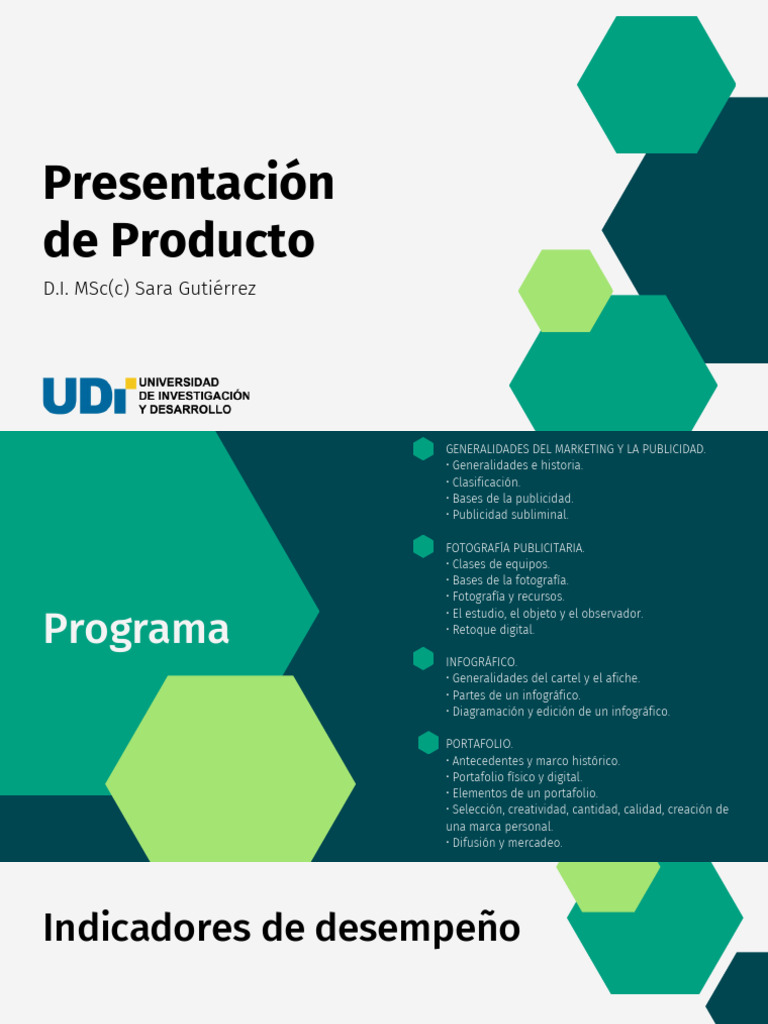 Presentación de Producto Programa | PDF | Publicidad | Diseño
