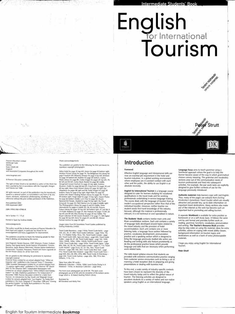 English For International Tourism STUDENTSBOOK1 | PDF