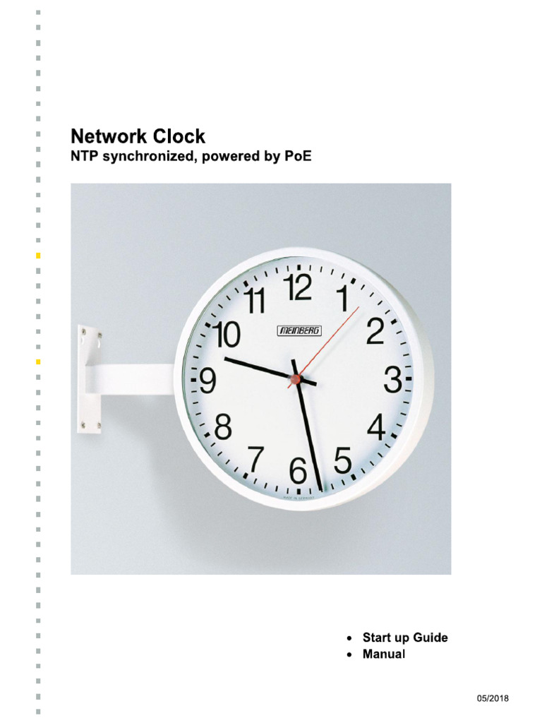 Meinberg Analog Clocks | PDF