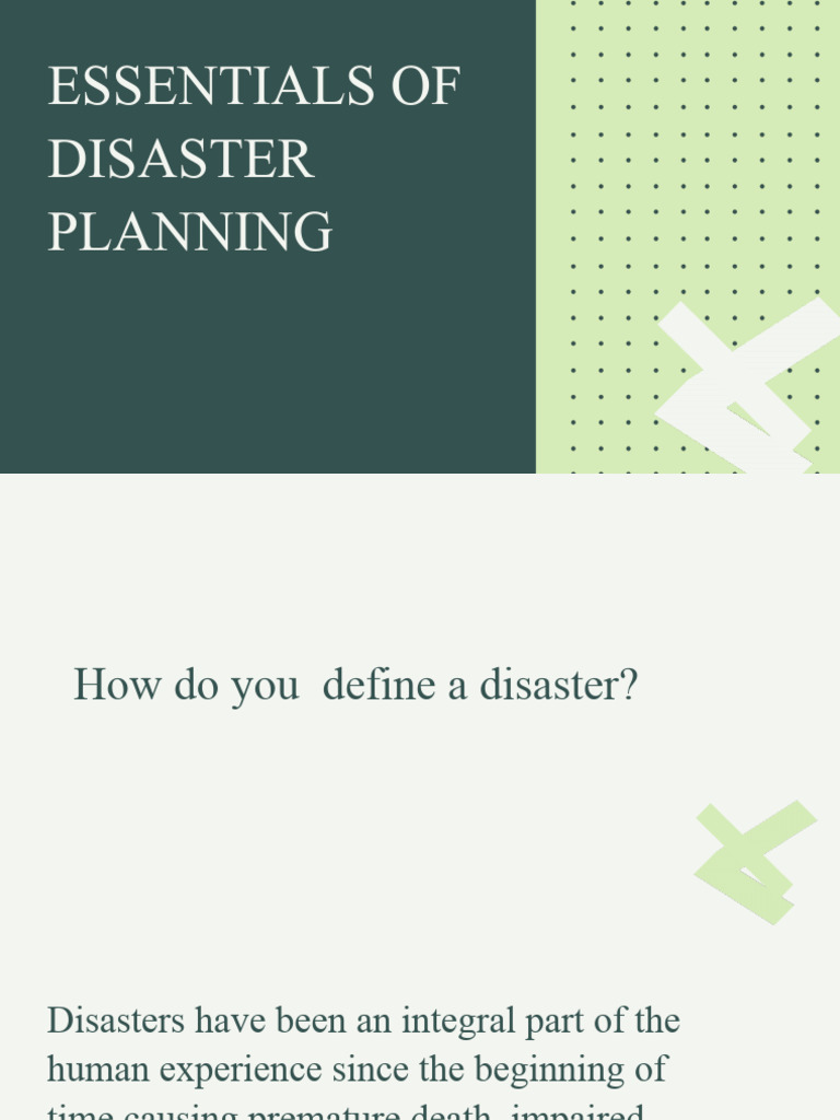 Disaster Planning for Nurses | PDF | Emergency Management | Natural ...