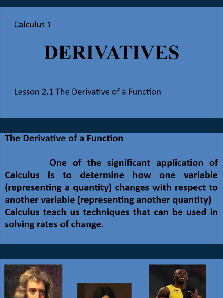 Derivative of a Function | PDF | Derivative | Tangent