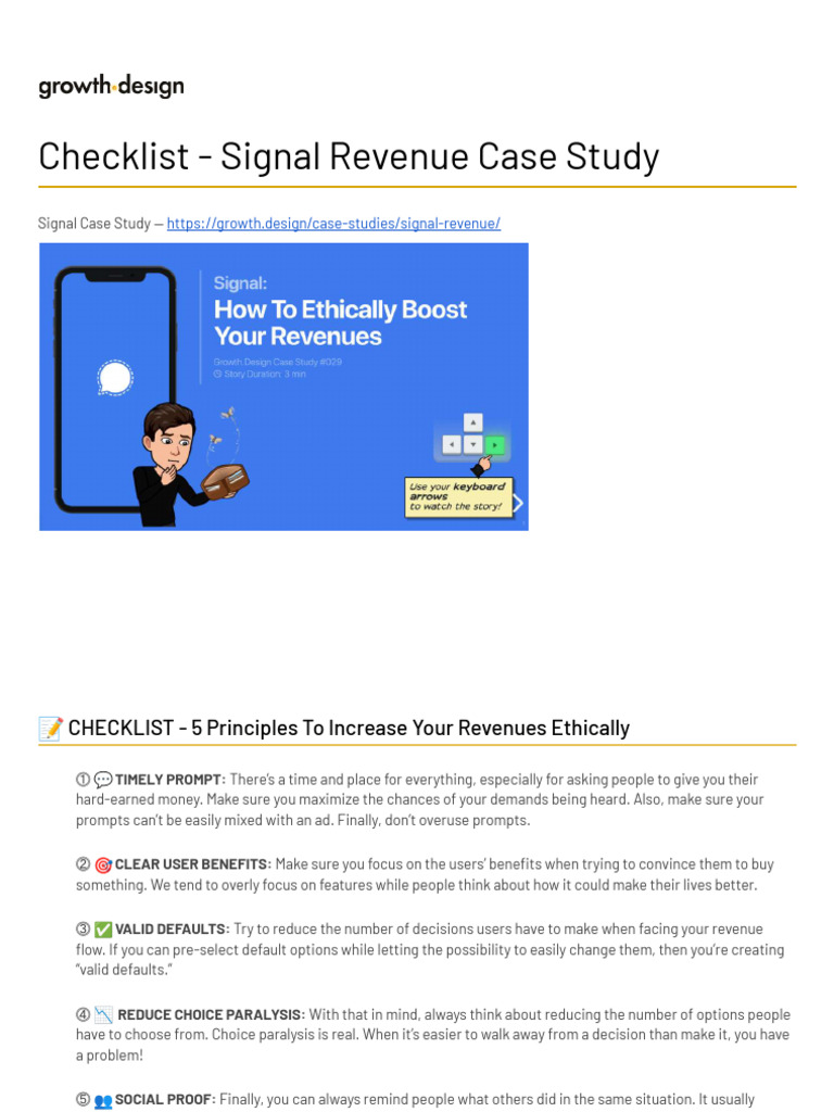 revenue-score-checklist | PDF | Cognition | Psychology