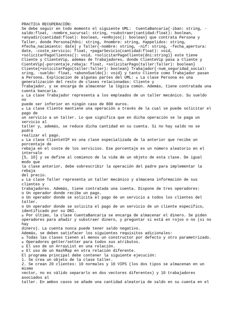 chatgpt_parctica | PDF | Java (lenguaje de programación) | Ingeniería de software