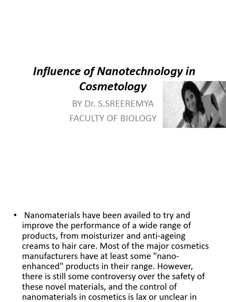 Nanotechnology's Role in Cosmetics | PDF | Nanotechnology | Nanoparticle