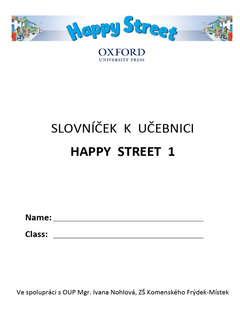 2do Grado - Happy Street 1 - New Edition - HomeWork | PDF